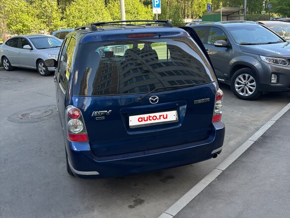 Купить б/у Mazda MPV II (LW) Рестайлинг 3.0 AT (203 л.с.) бензин автомат в Москве: синий Мазда ...