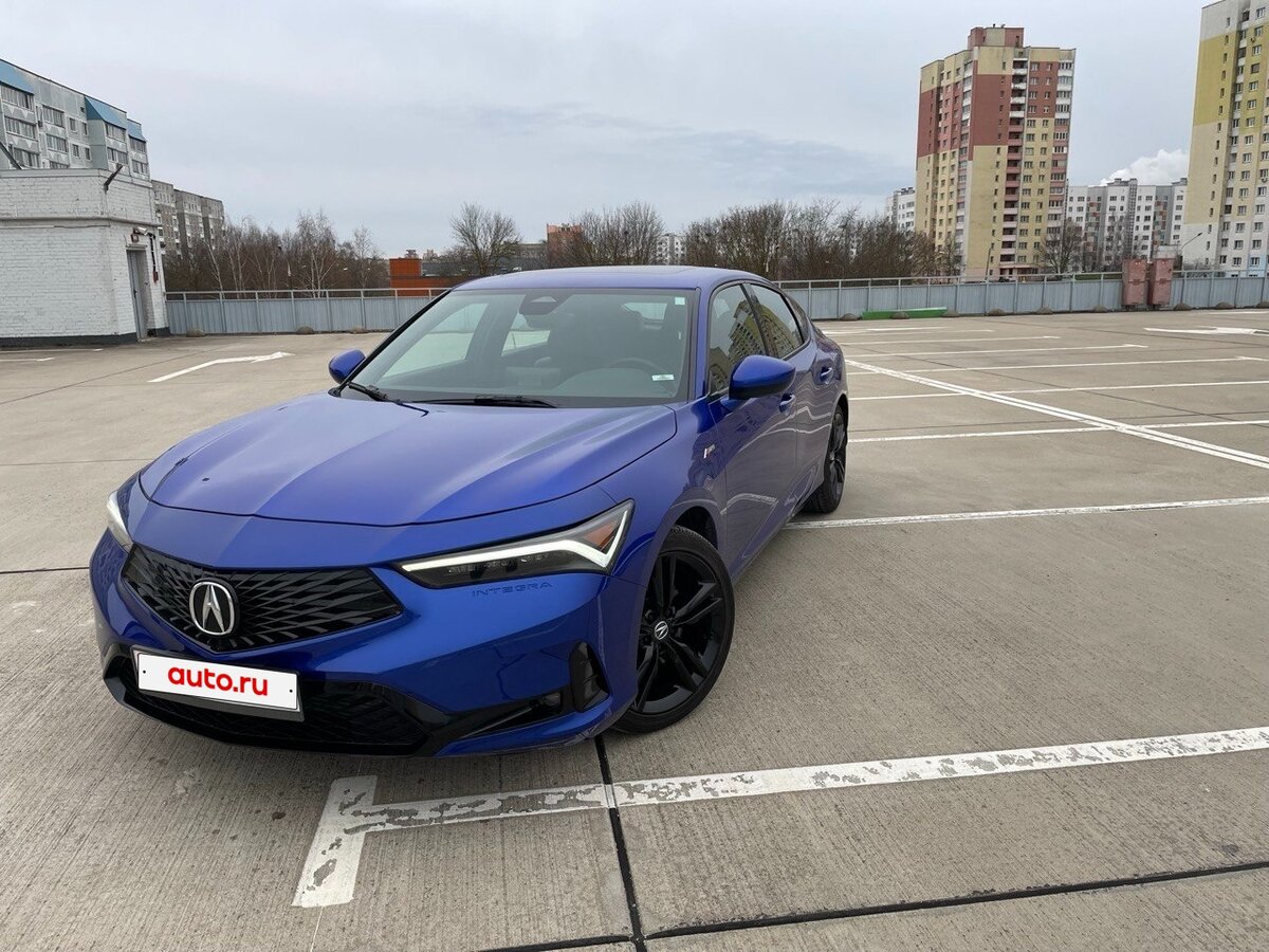 Купить б/у Acura Integra IV 1.5 CVT (203 л.с.) бензин вариатор в Минске: синий Акура интегра IV ...