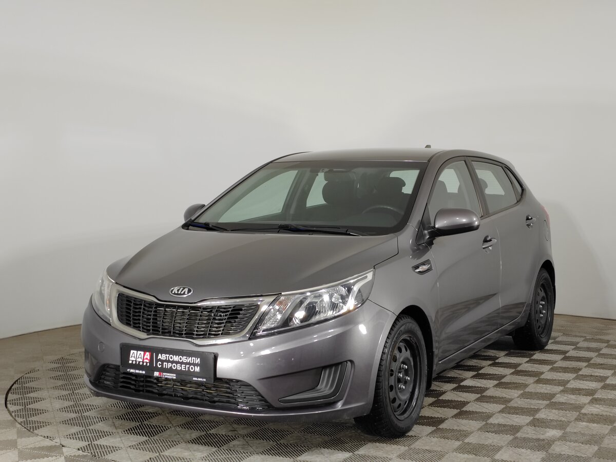 Купить б/у Kia Rio III 1.4 MT (107 л.с.) бензин механика в Ростове-на-Дону: серый Киа Рио III ...