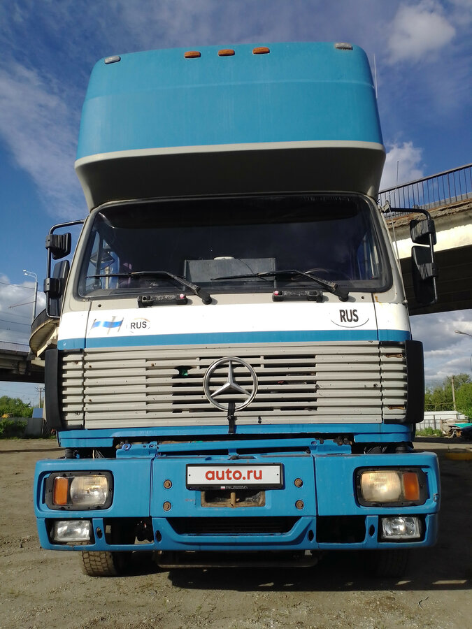 Купить б/у Mercedes-Benz 2435 дизель полуавтомат в Пензе: синий тент ...