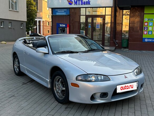 Купить б/у Mitsubishi Eclipse II 2.0 MT (213 л.с.) бензин механика в Витебске: серебристый ...