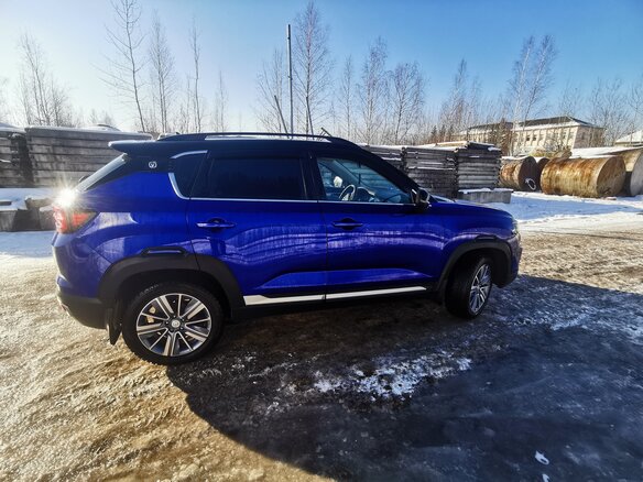 Купить б/у Changan CS35 Plus I 1.6 MT (117 л.с.) бензин механика в Нелидово: синий Чанган ЦС 35 ...