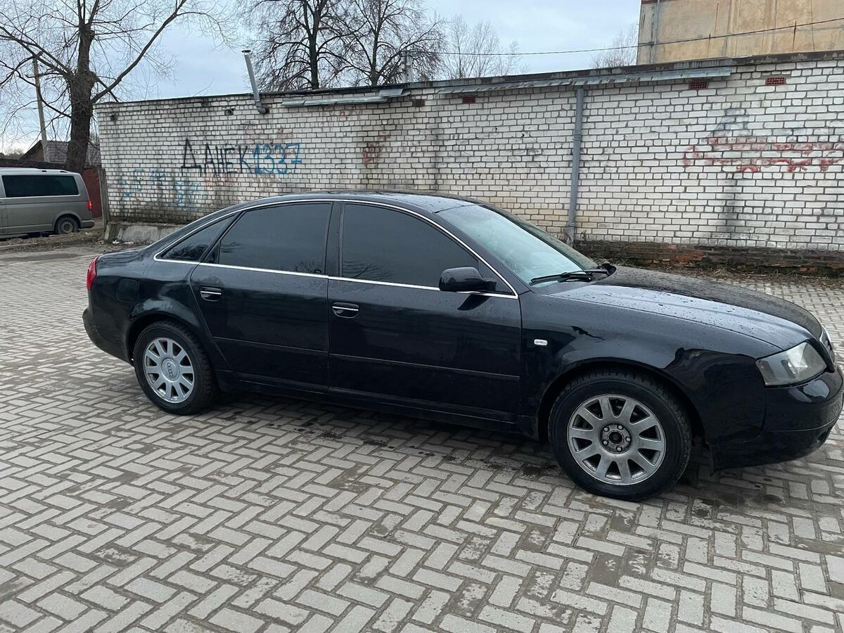 Купить б/у Audi A6 II (C5) 2.4 MT (165 л.с.) бензин механика в Людиново: чёрный Ауди А6 II (C5 ...