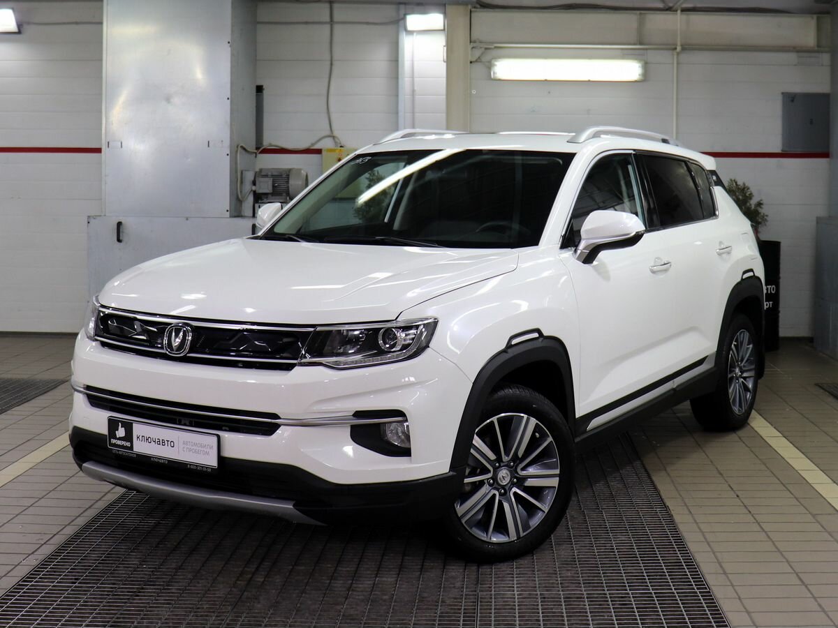 Купить б/у Changan CS35PLUS I 1.6 AT (117 л.с.) бензин автомат в Краснодаре: белый Чанган ЦС 35 ...