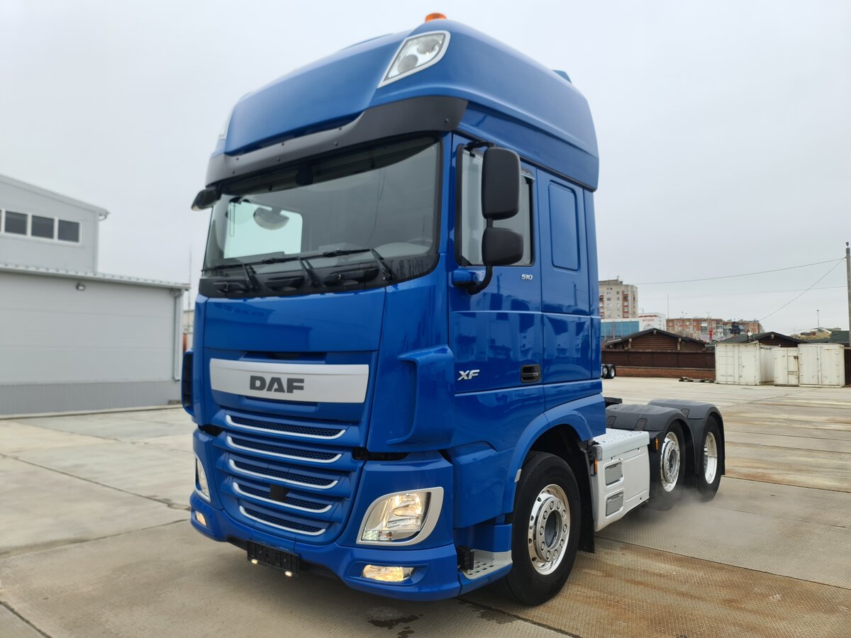 Купить б/у DAF XF дизель механика в Каменске-Шахтинском: синий 2017 ...