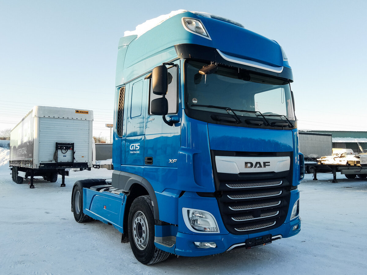 Купить б/у DAF XF дизель автомат в Нижнем Новгороде: синий 2021 года по ...
