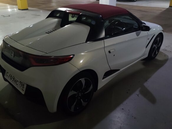 Купить б/у Honda S660 2015-2022 0.7 MT (64 л.с.) бензин механика в Санкт-Петербурге: белый Хонда ...