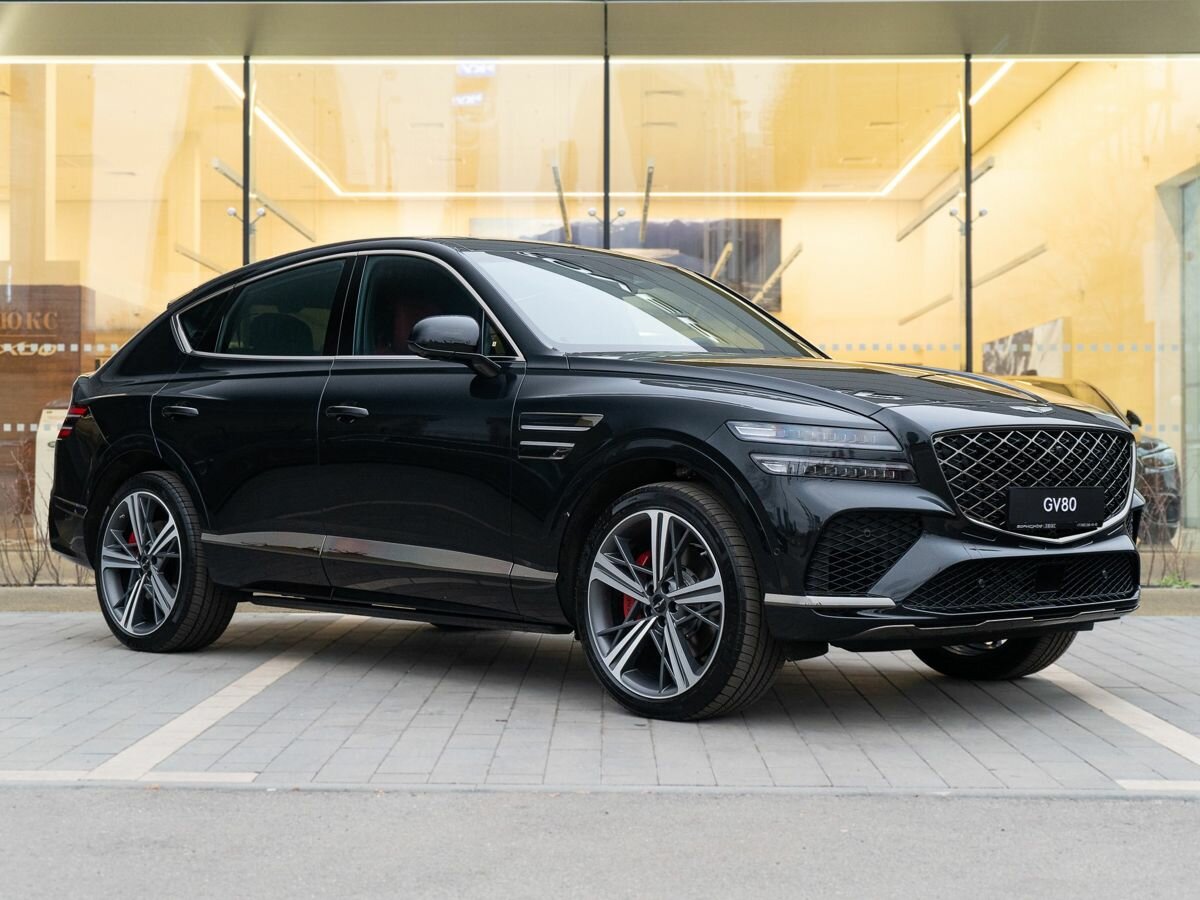 Купить новый Genesis GV80 Coupe 2023-2025 3.5 AT (415 л.с.) 4WD бензин автомат в Москве: чёрный ...