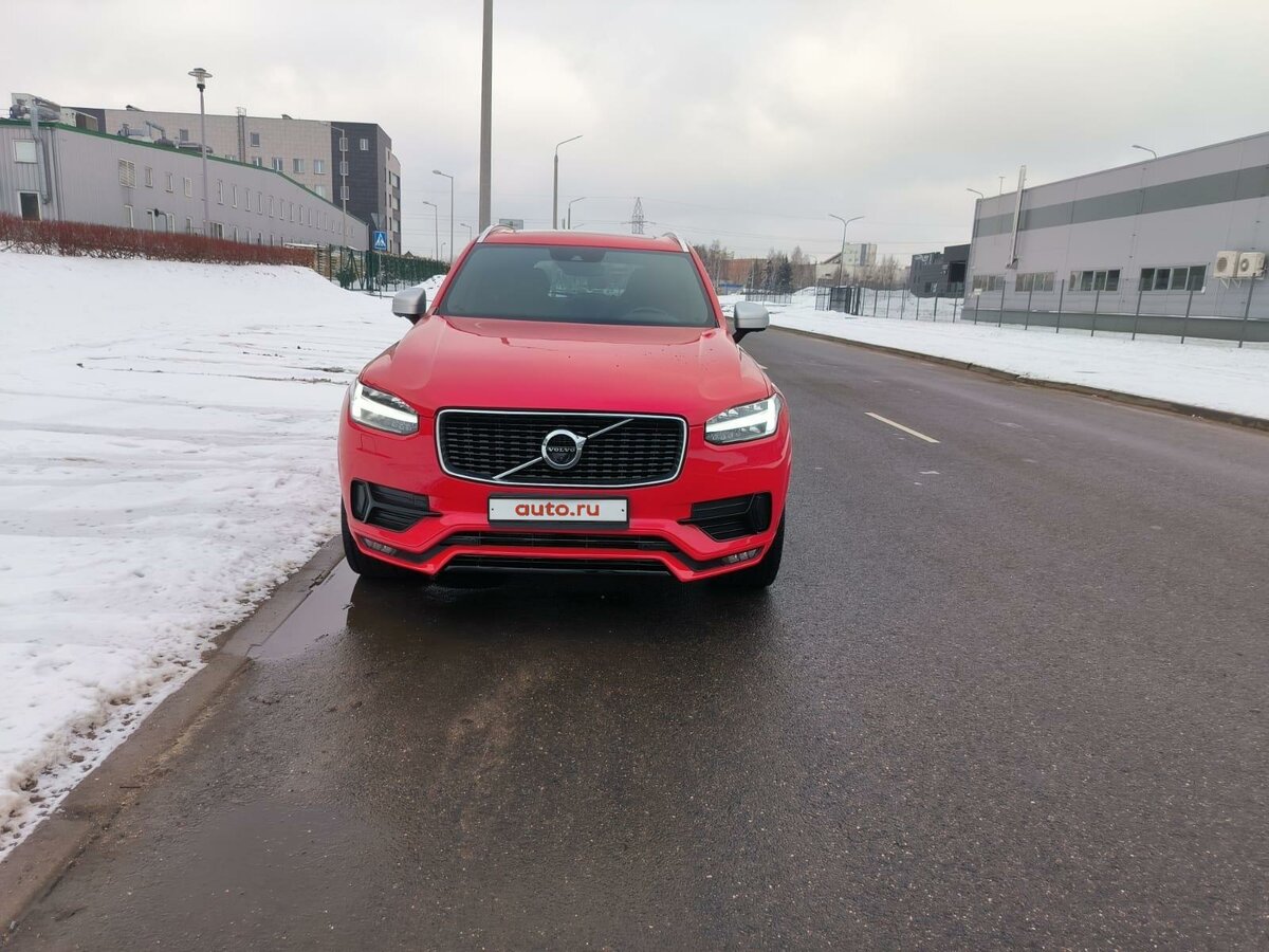 Купить б/у Volvo XC90 II 2.0 AT (320 л.с.) 4WD бензин автомат в Минске: красный Вольво XC90 II ...