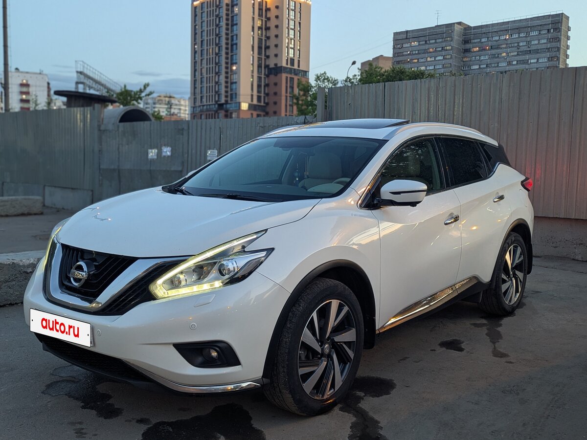 Купить б/у Nissan Murano III (Z52) 3.5 CVT (249 л.с.) 4WD бензин вариатор в Москве: белый Ниссан ...