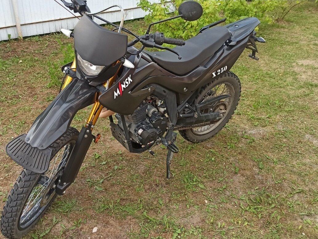 Купить б/у Minsk (Минск) X 250 карбюратор 5 передач в Урдоме: чёрный внедорожный эндуро 2021 ...