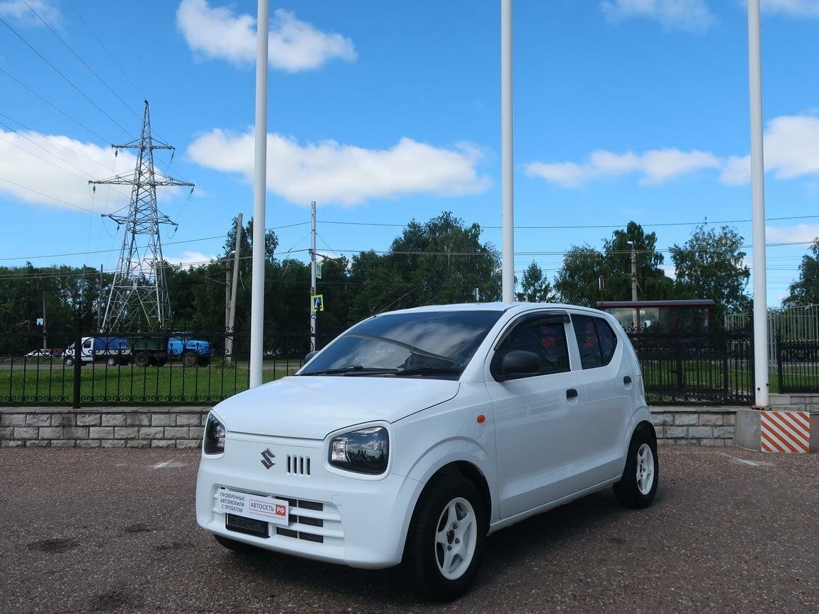 Купить б/у Suzuki Alto VIII (HA36) 0.7 AMT (49 л.с.) 4WD бензин робот в Стерлитамаке: белый ...