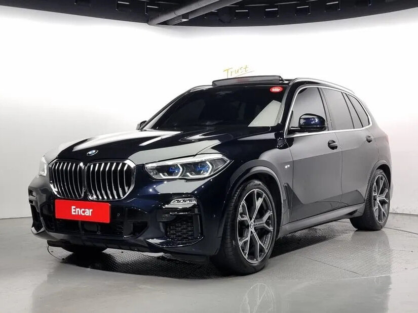 Купить б/у BMW X5 IV (G05/G18) 40Li 3.0 AT (333 л.с.) 4WD бензин автомат во Владивостоке: синий ...