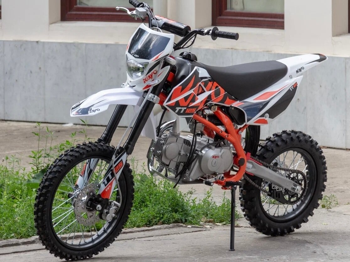 Купить б/у Kayo Basic TT125EA карбюратор 4 передачи в Самаре: оранжевый питбайк 2024 года на ...