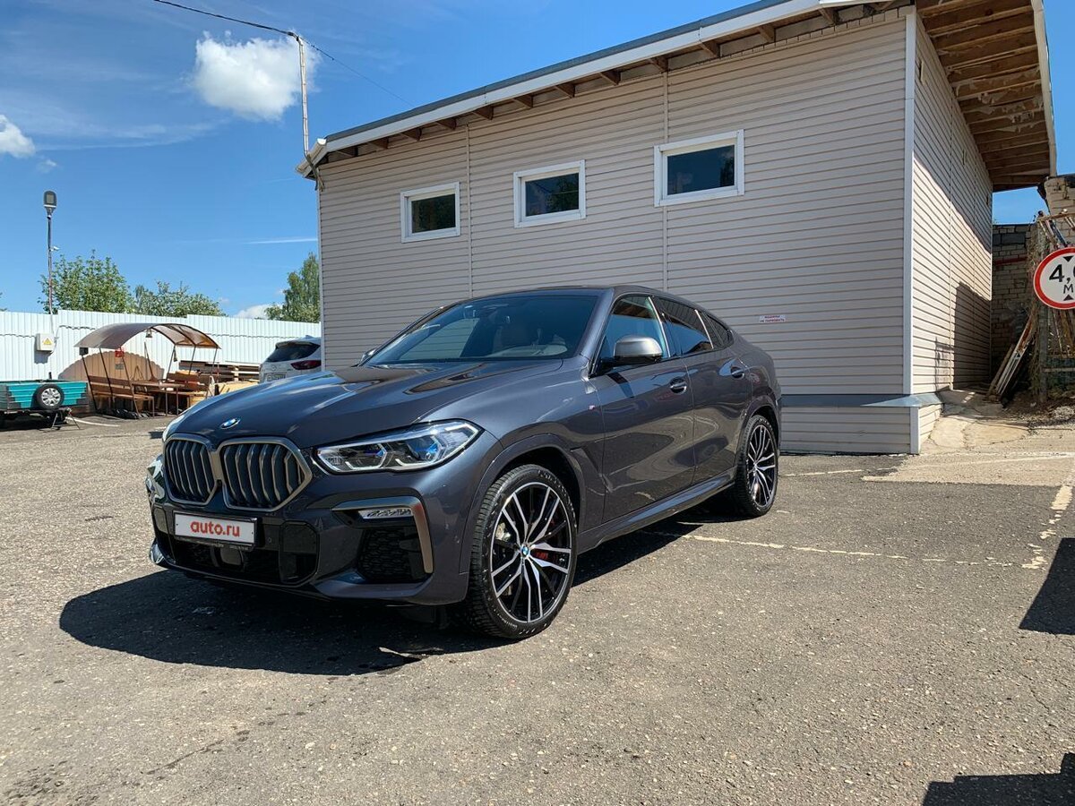 Купить б/у BMW X6 III (G06) M50d 3.0d AT (400 л.с.) 4WD дизель автомат в Торжке: серый БМВ Х6 ...