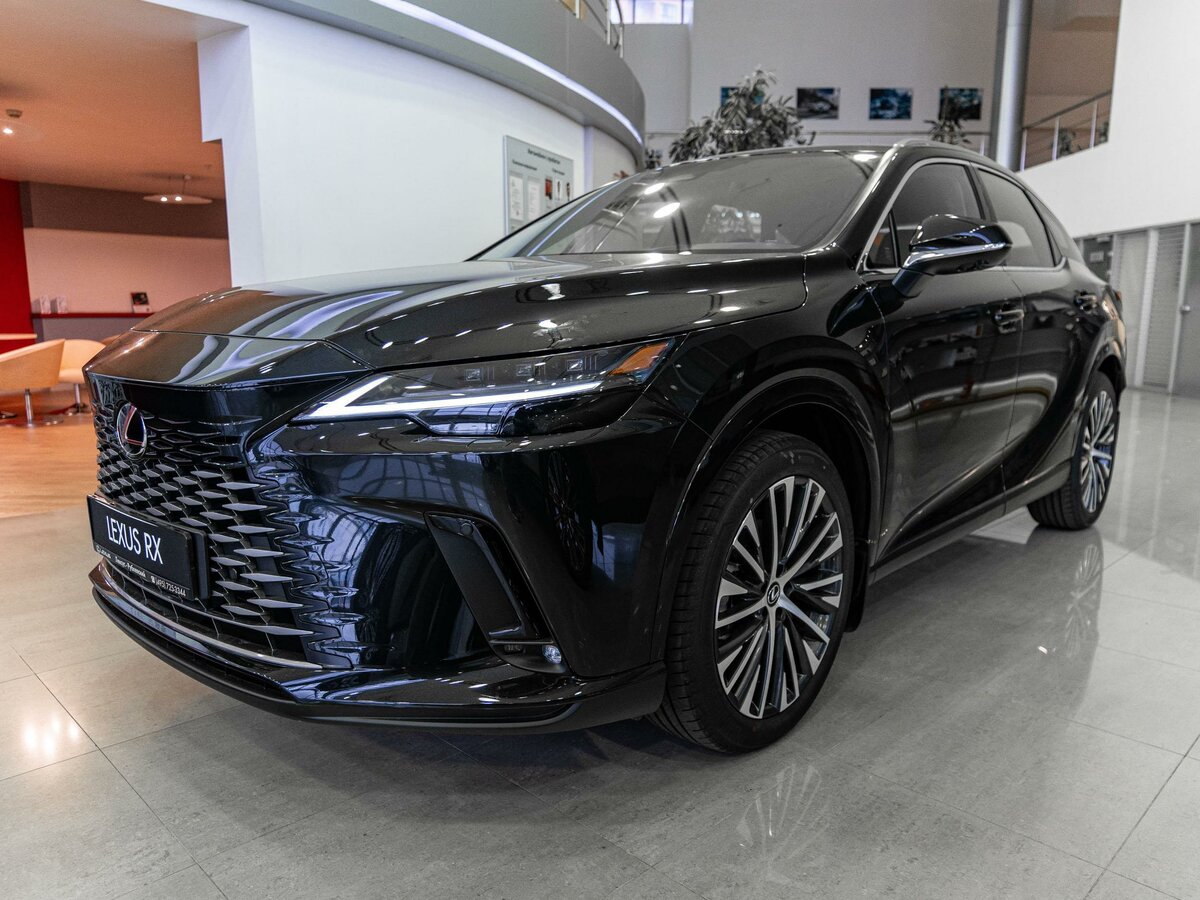 Купить новый Lexus RX V 350h 2.5hyb CVT (250 л.с.) 4WD гибрид вариатор в Москве: чёрный Лексус ...