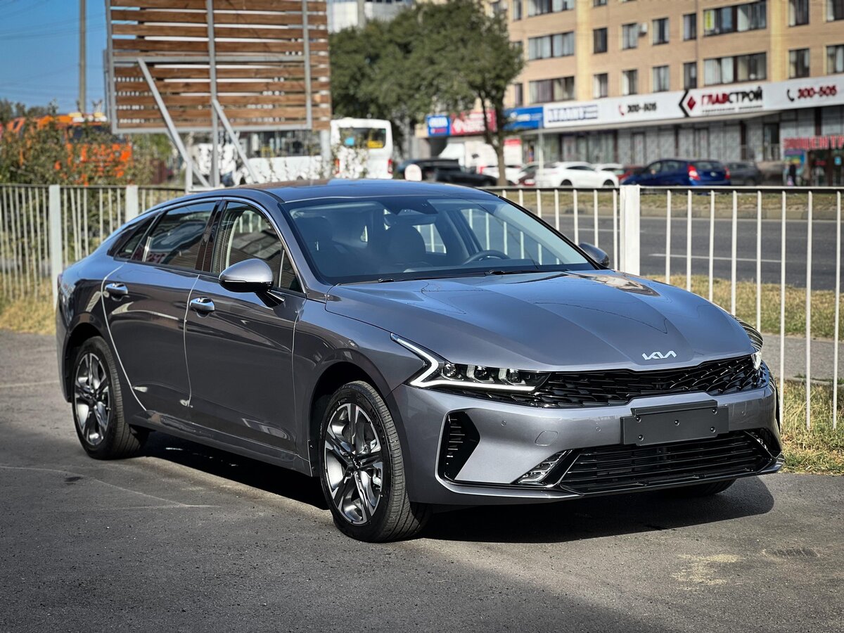 Купить новый Kia K5 III 2.0 AT (240 л.с.) бензин автомат в Ставрополе: серый Киа к5 III седан ...