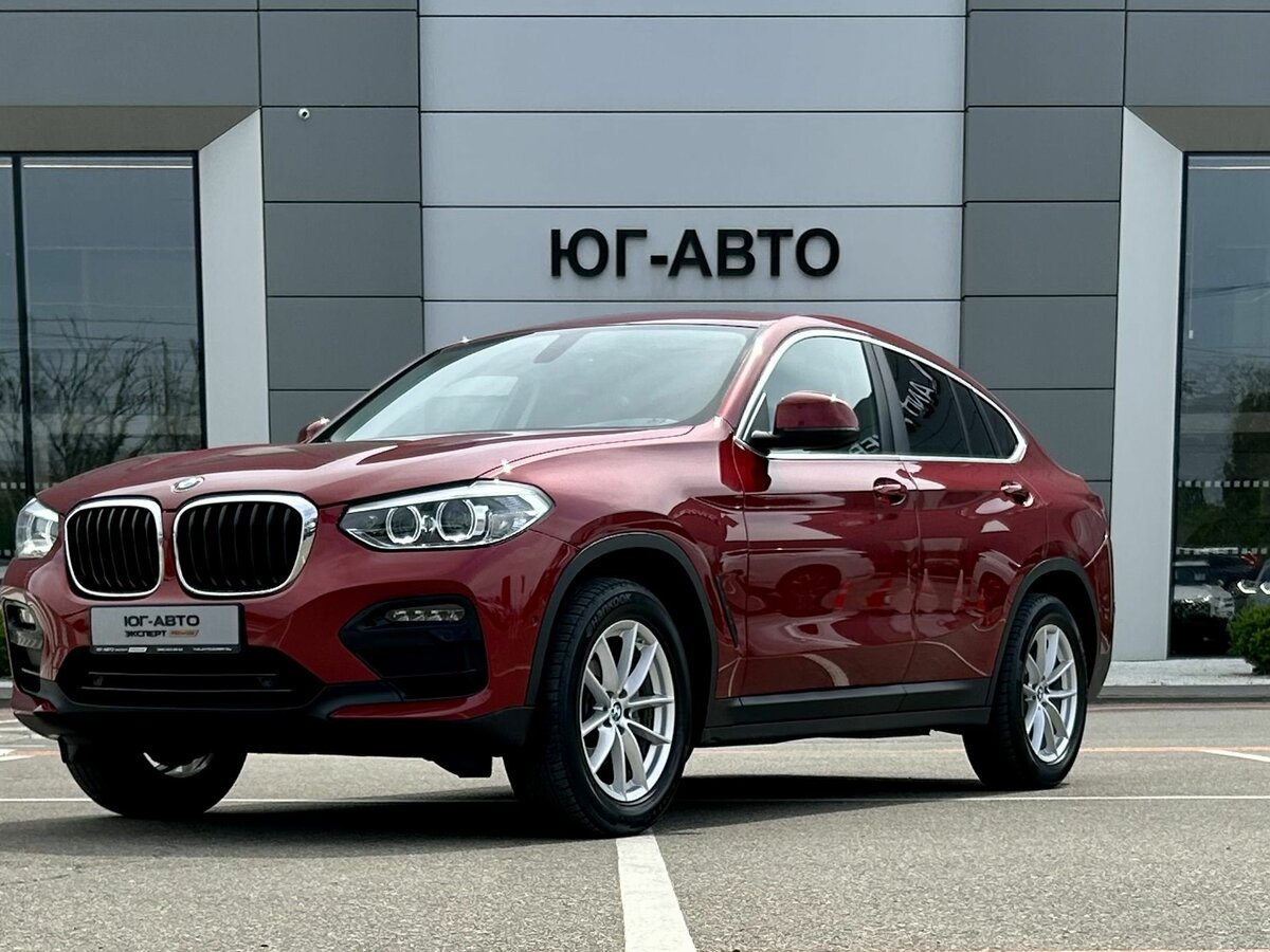 Купить б/у BMW X4 II (G02) 20i 2.0 AT (184 л.с.) 4WD бензин автомат в Краснодаре: красный БМВ Х4 ...