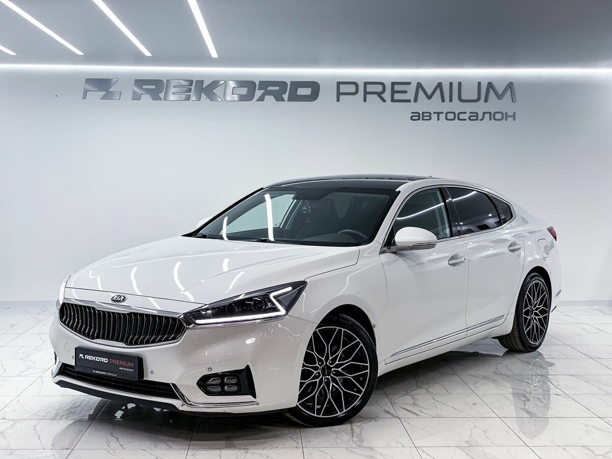 Купить б/у Kia K7 YG (II) 2.2d AT (202 л.с.) дизель автомат в Уфе: белый Киа K7 YG (II) седан ...