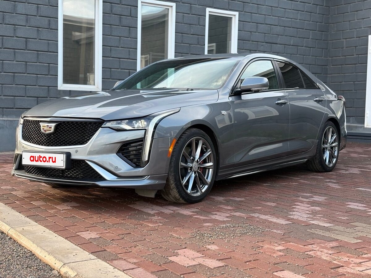 Купить б/у Cadillac CT4 I 2.0 AT (237 л.с.) бензин автомат в Красноярске: серый Кадиллак СТ4 I ...