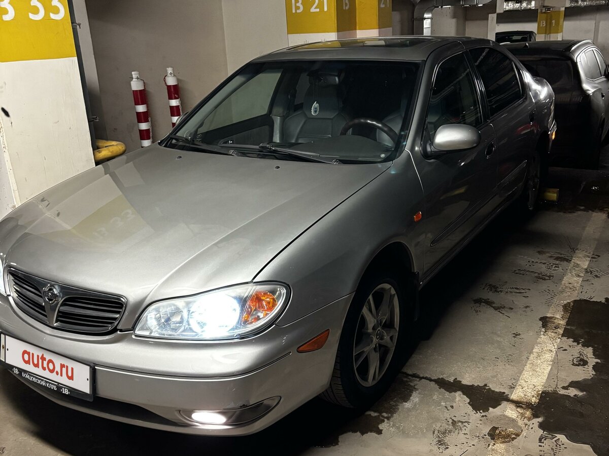 Купить б/у Nissan Maxima V (A33) 2.0 AT (140 л.с.) бензин автомат в Мытищах: серый Ниссан ...