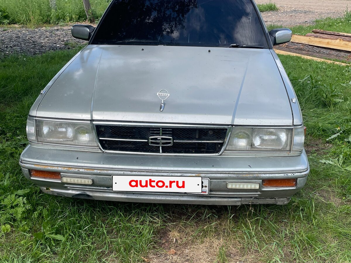 Купить б/у Nissan Gloria VIII (Y31) 2.0 AT (210 л.с.) бензин автомат в Тайшете: серый Ниссан ...