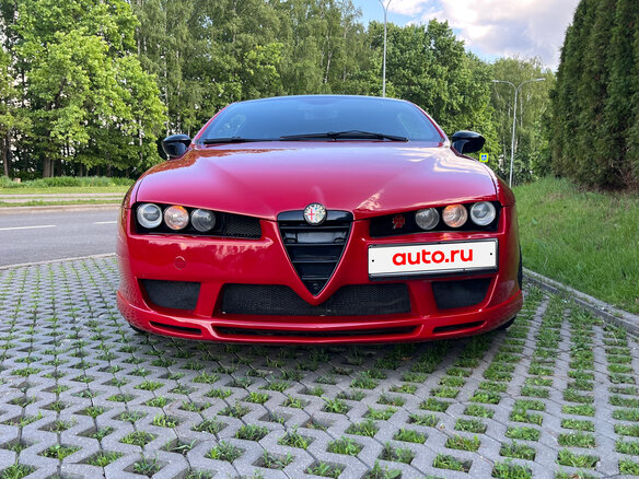 Купить б/у Alfa Romeo Brera I 3.2 AT (260 л.с.) 4WD бензин автомат в ИЦ Сколково: красный Альфа ...