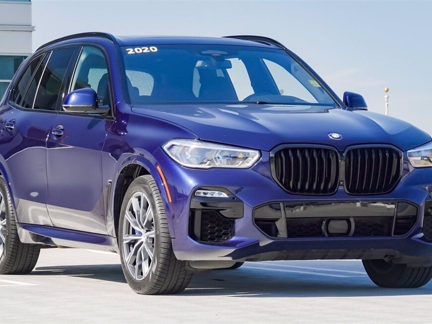 Купить б/у BMW X5 бензин автомат во Владивостоке: синий 2020 ...