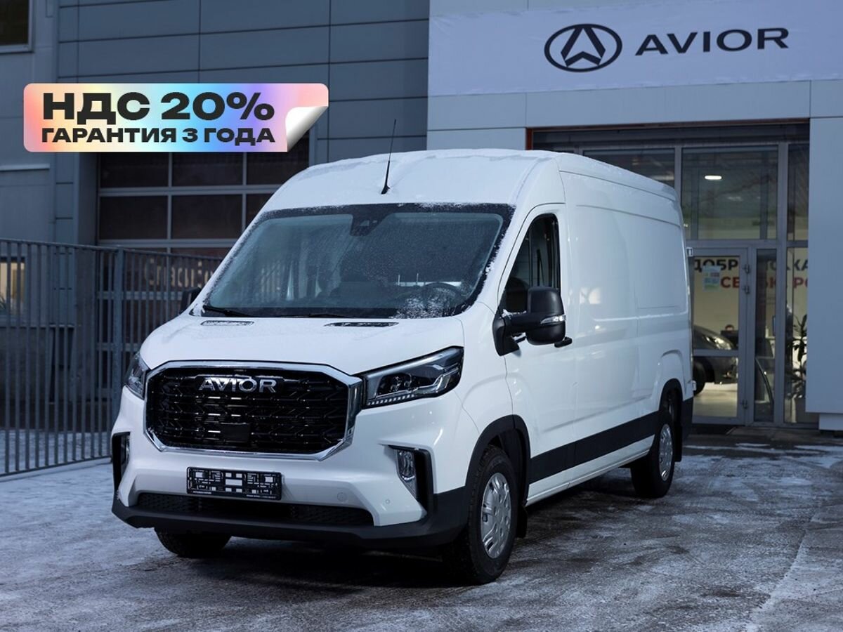 Купить новый Avior V90 дизель механика в Химках: белый цельнометаллический фургон 2024 года по ...