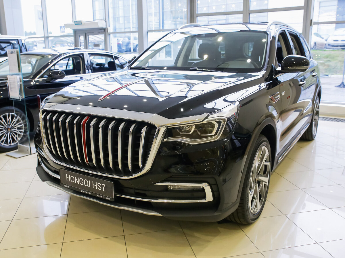 Купить новый Hongqi HS7 I 3.0 AT (337 л.с.) 4WD бензин автомат в Москве: чёрный Хончи хс7 I ...