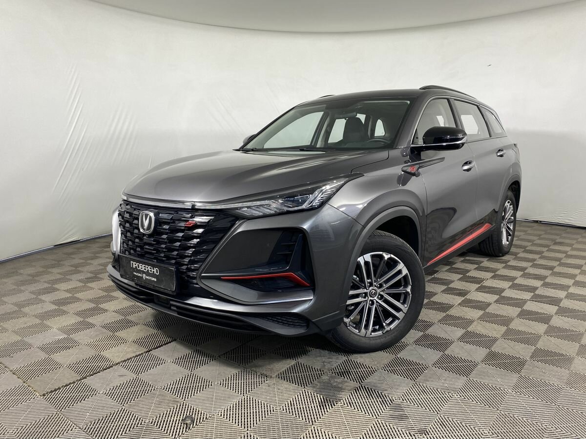 Купить б/у Changan CS75 Plus I Рестайлинг 1.5 AT (167 л.с.) бензин автомат в Москве: серый ...