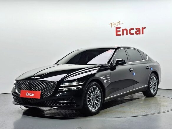 Купить б/у Genesis G80 II 2.5 AT (249 л.с.) 4WD бензин автомат во Владивостоке: чёрный Генезис ...