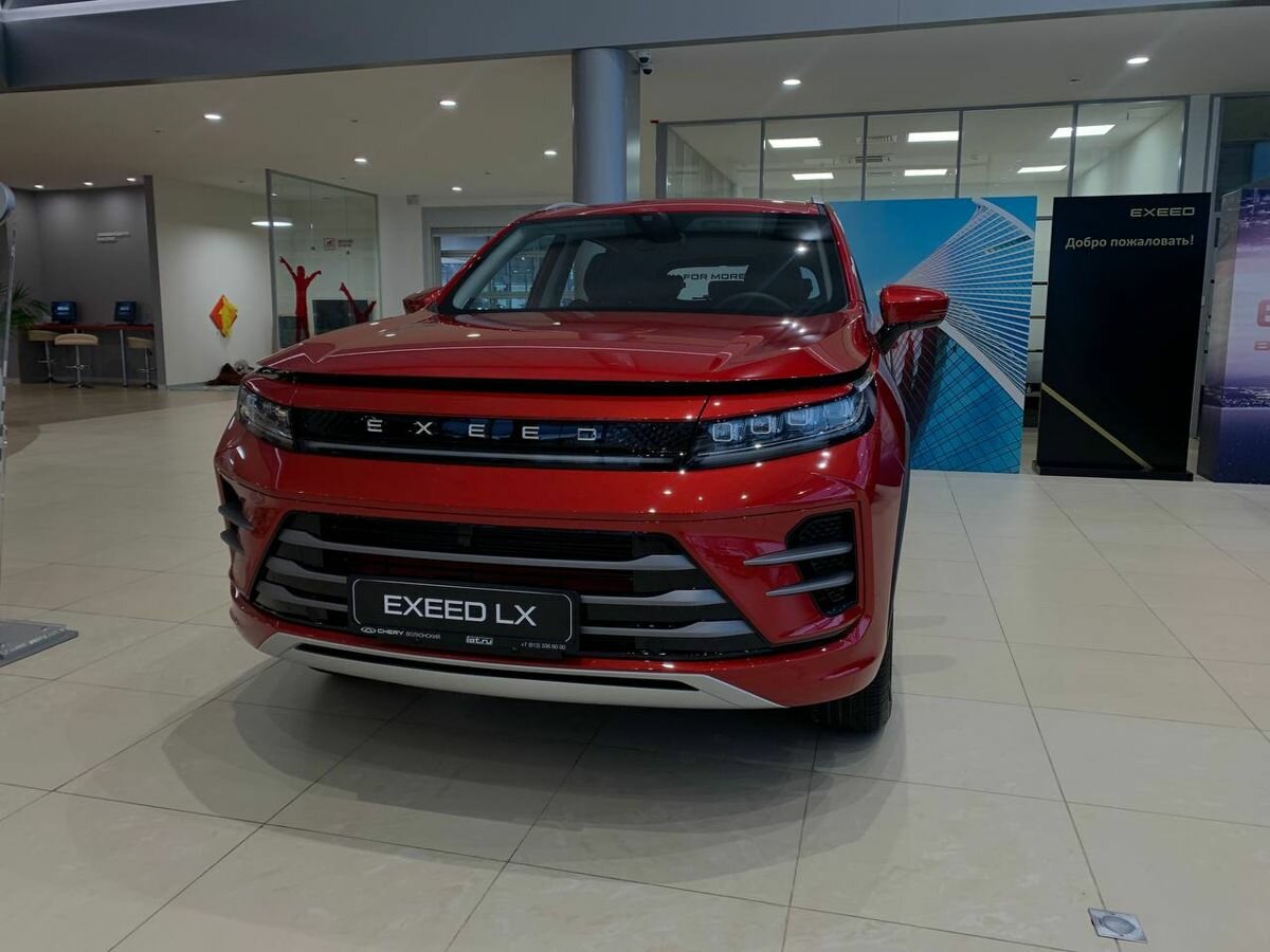 Купить новый EXEED LX 2019-2023 1.5 CVT (147 л.с.) бензин вариатор в Санкт-Петербурге: красный ...