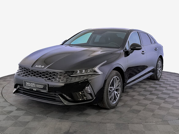 Купить б/у Kia K5 III 2.0 AT (150 л.с.) бензин автомат в Москве: чёрный Киа к5 III седан 2022 ...