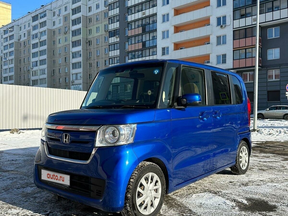 Купить б/у Honda N-BOX II 0.7 CVT (58 л.с.) бензин вариатор в Западном: синий Хонда н-бокс II ...