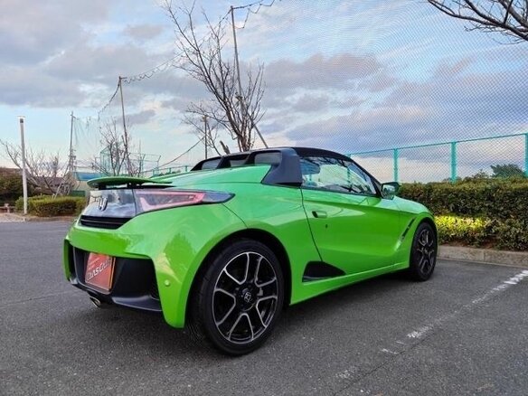 Купить б/у Honda S660 2015-2022 0.7 CVT (64 л.с.) бензин вариатор во Владивостоке: зелёный Хонда ...