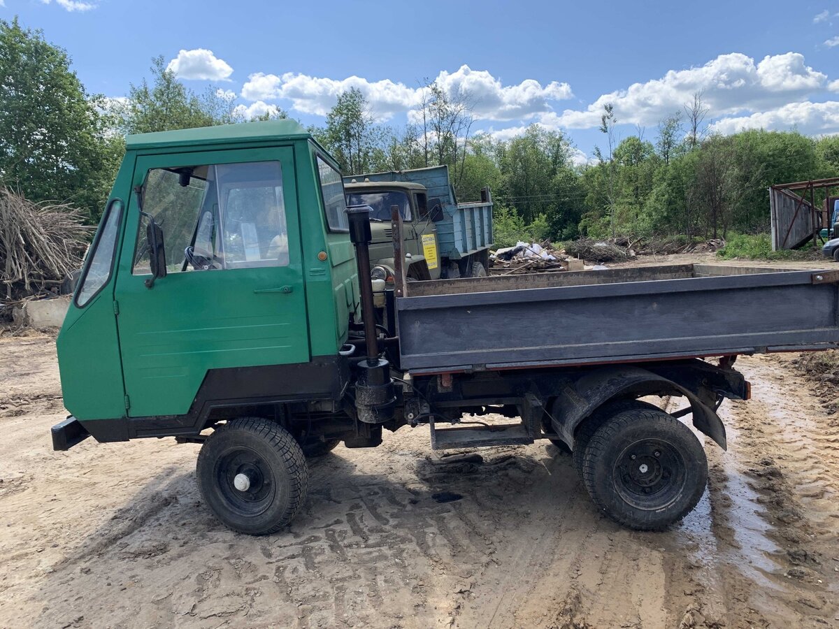 Купить б/у IFA Multicar 25 дизель механика в Боровске: зелёный самосвал ...