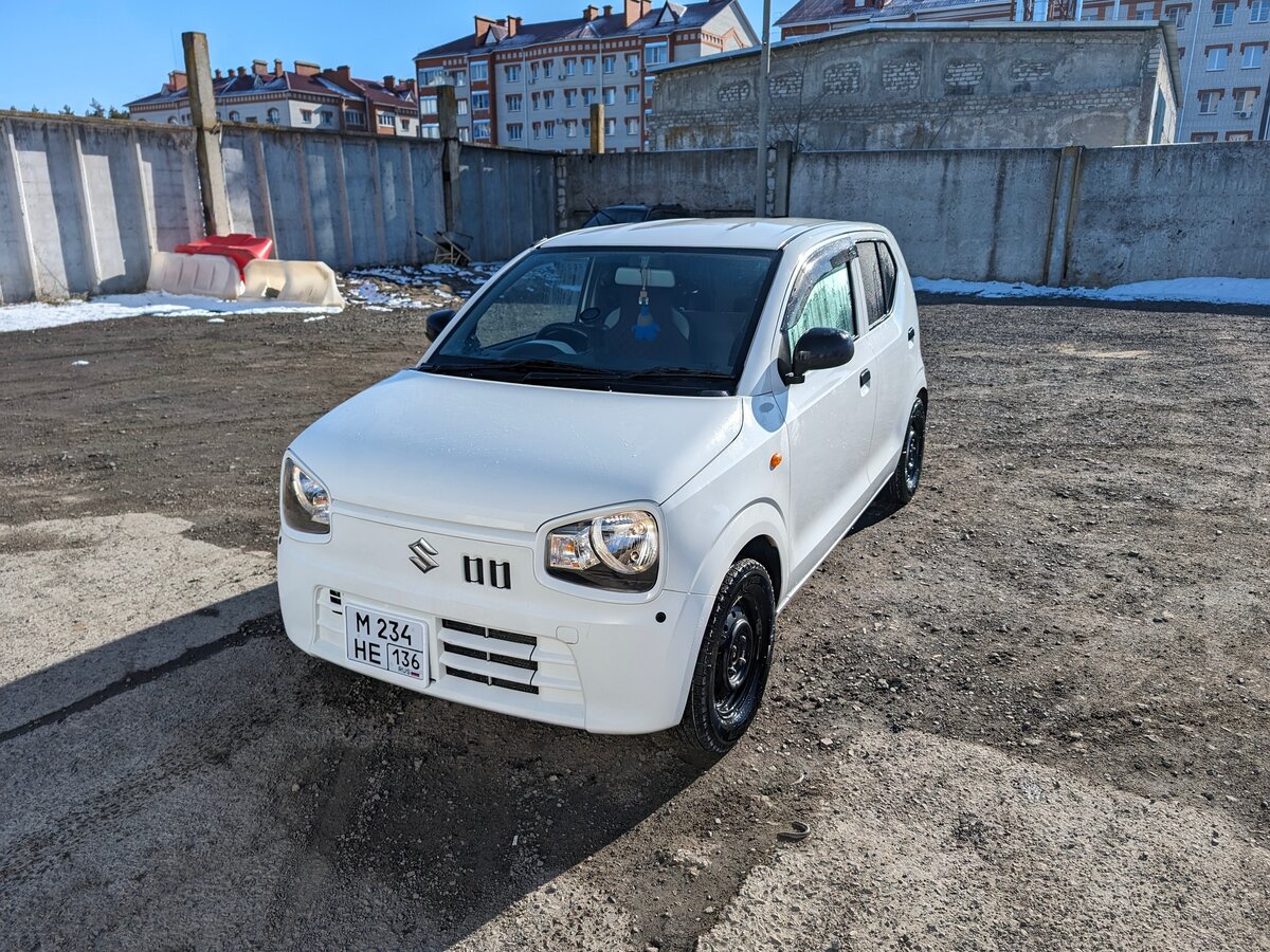 Купить б/у Suzuki Alto VIII (HA36) 0.7 AMT (49 л.с.) бензин робот в Россоши: белый Сузуки Альто ...