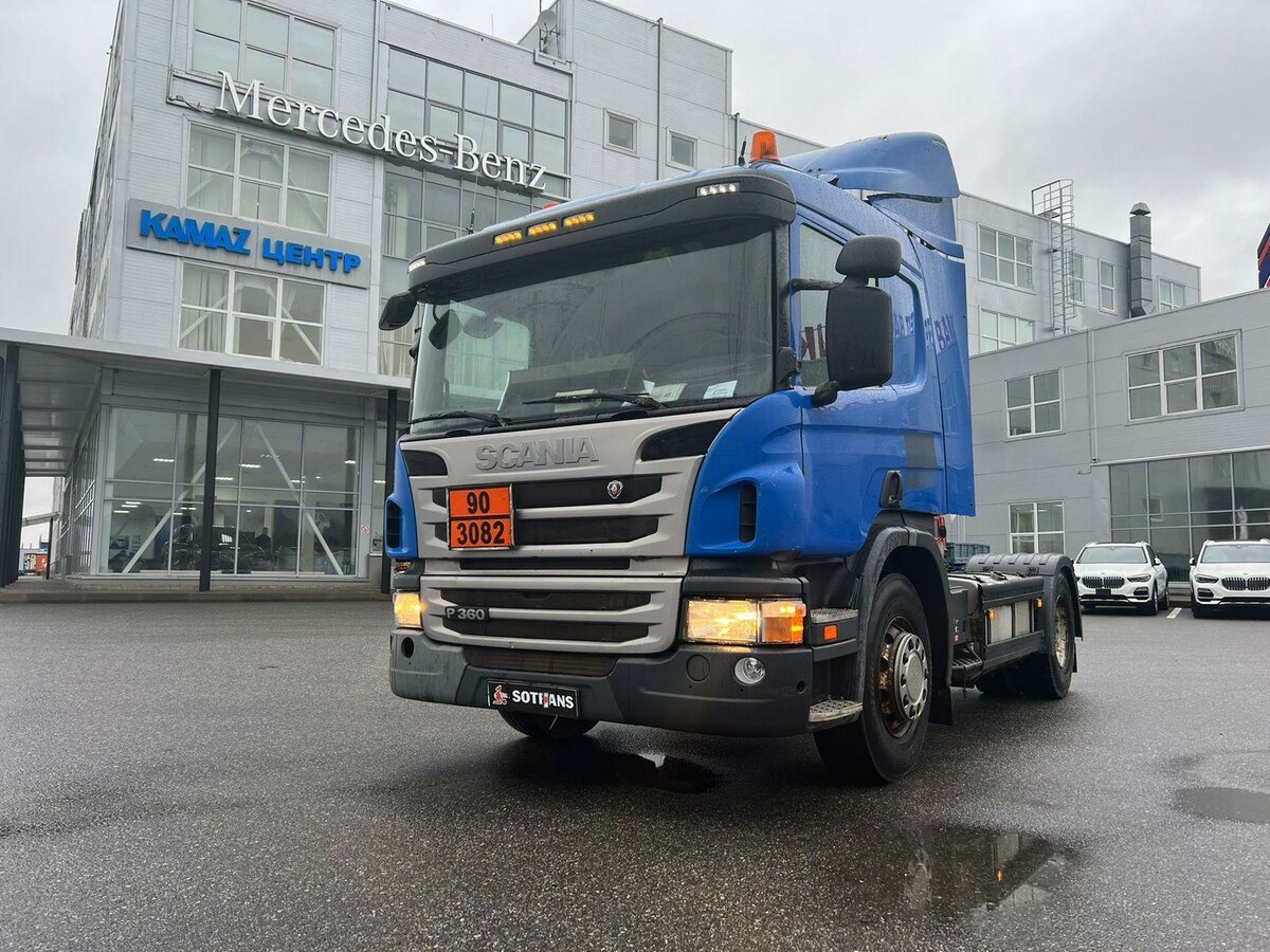 Купить б/у Scania P-series дизель механика в Санкт-Петербурге: синий ...