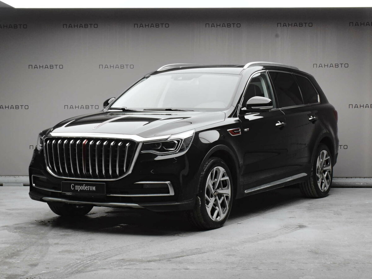 Купить б/у Hongqi HS7 I 3.0 AT (337 л.с.) 4WD бензин автомат в Заречье: чёрный Хончи хс7 I ...