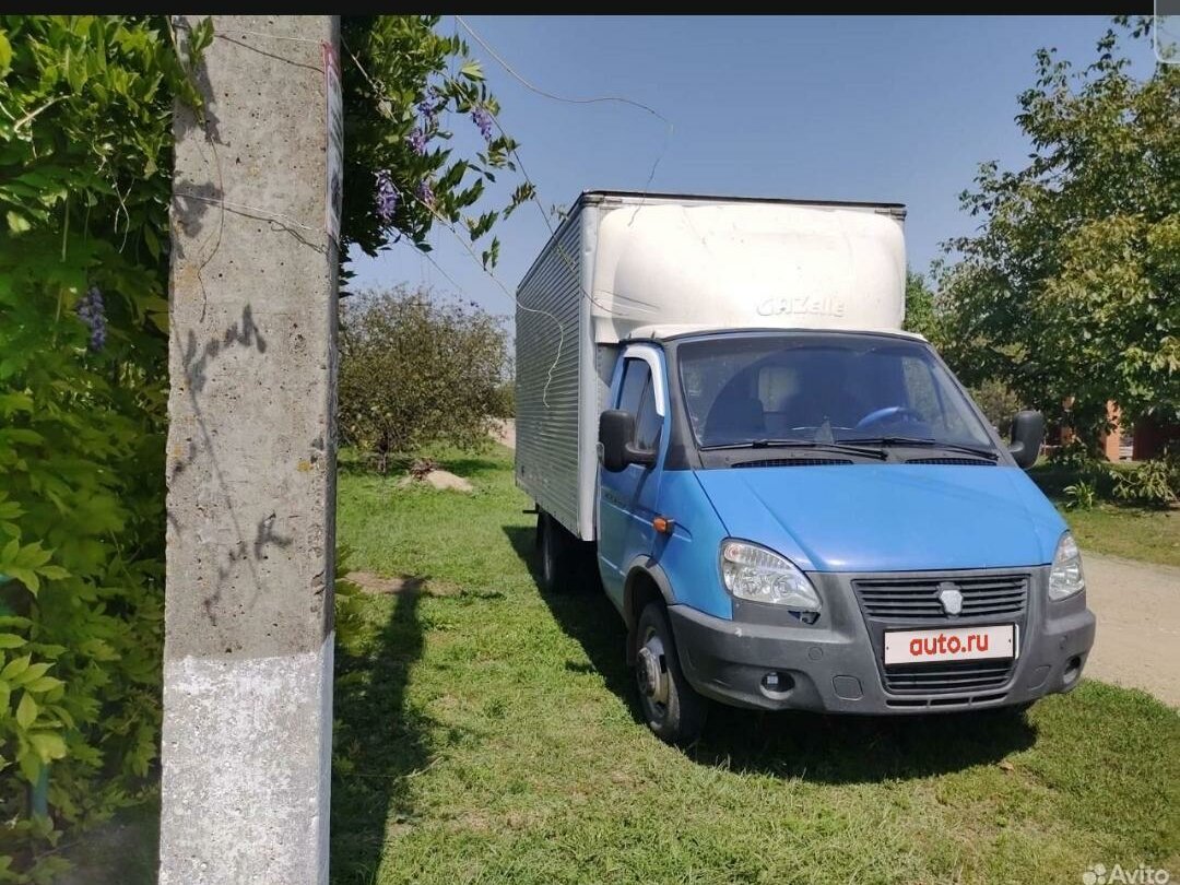 Купить б/у ГАЗ ГАЗель (3302) дизель механика в Тимашевске: синий промтоварный автофургон 2011 ...