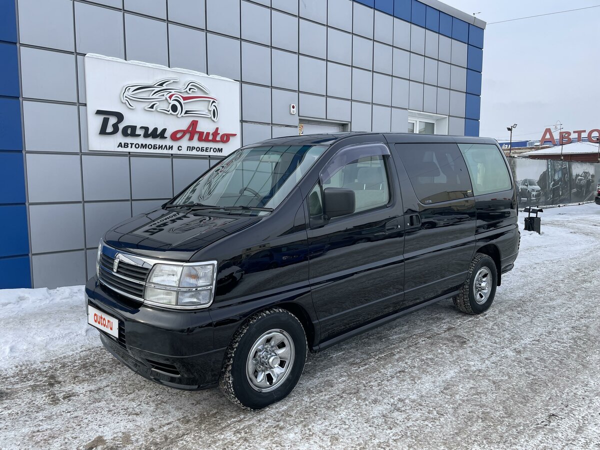 Купить б/у Nissan Elgrand I (E50) 3.2d AT (150 л.с.) 4WD дизель автомат в Красноярске: чёрный ...