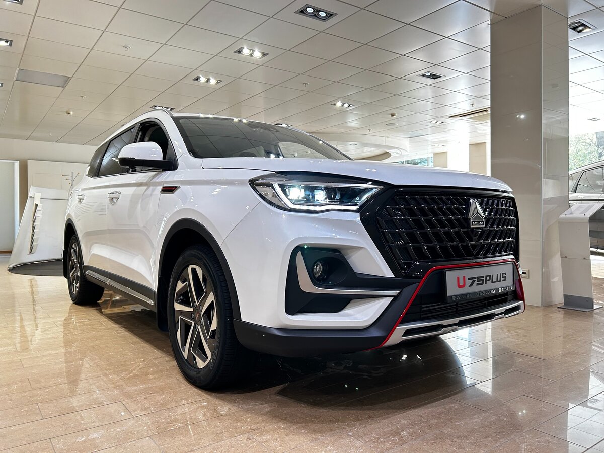 Купить новый VGV U75 Plus 2021-2025 2.0 AT (199 л.с.) бензин автомат в Москве: белый ВГВ Ю75 ...