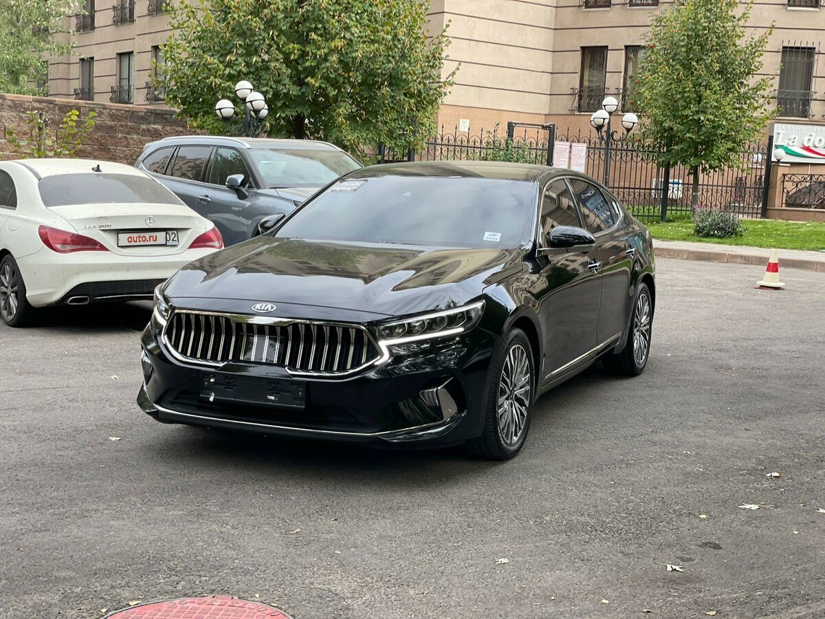 Купить б/у Kia K7 VG (II) 2.5 AT (198 л.с.) бензин автомат в Новосибирске: чёрный Киа K7 VG (II ...