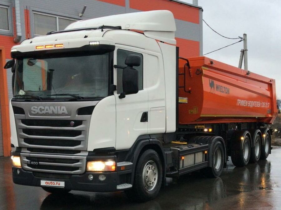 Купить б/у Scania G-series дизель автомат в Новосибирске: белый 2018 ...