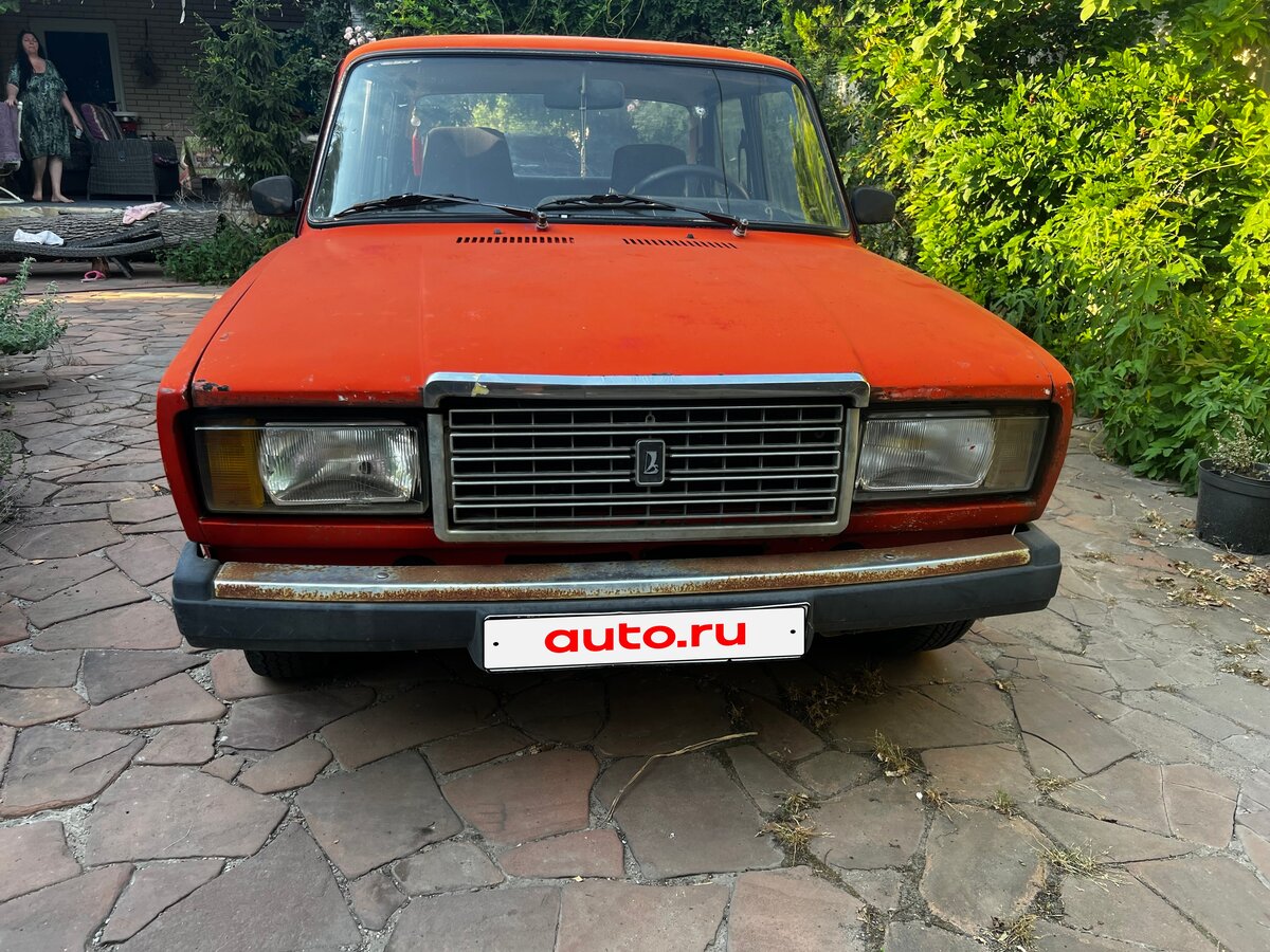 Купить б/у Lada (ВАЗ) 2107 1982-2012 1.5 MT (72 л.с.) бензин механика в Краснодаре: красный Лада ...