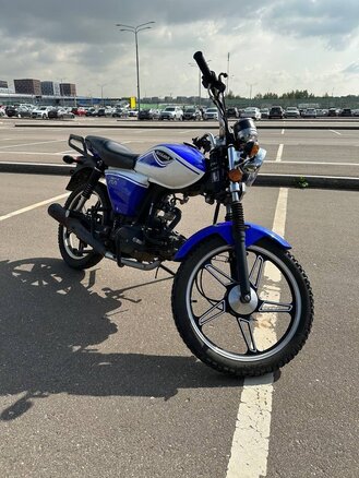 Купить б/у Motoland Alpha RX карбюратор 4 передачи в Москве: синий ...