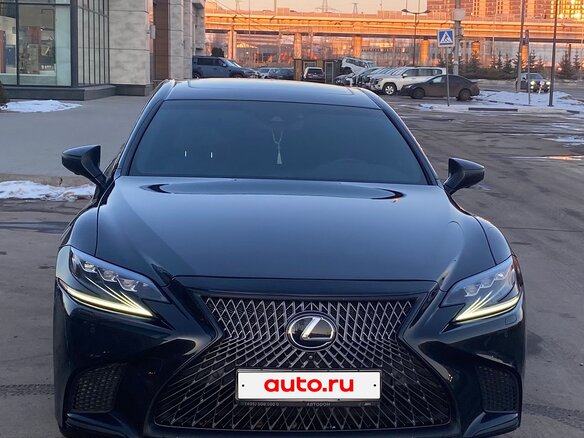 Купить б/у Lexus LS V 350 3.5 AT (315 л.с.) бензин автомат в Химках: чёрный Лексус лс V седан ...