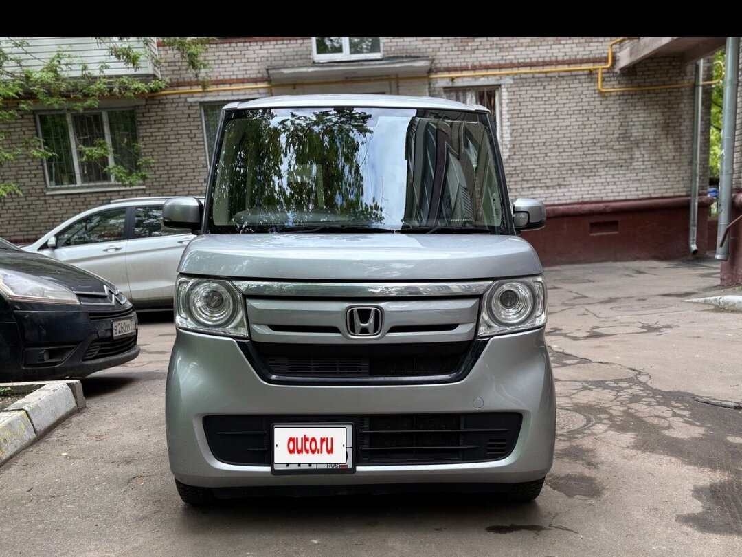 Купить б/у Honda N-BOX II 0.7 CVT (58 л.с.) бензин вариатор в Люберцах: серый Хонда н-бокс II ...