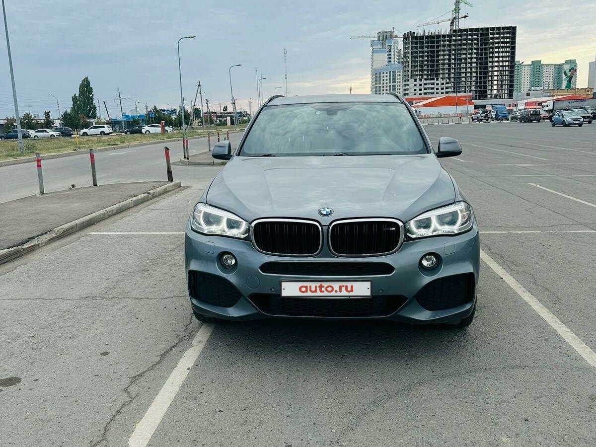 Купить б/у BMW X5 III (F15) 25d 3.0d AT (218 л.с.) 4WD дизель автомат в Липецке: серый БМВ Х5 ...